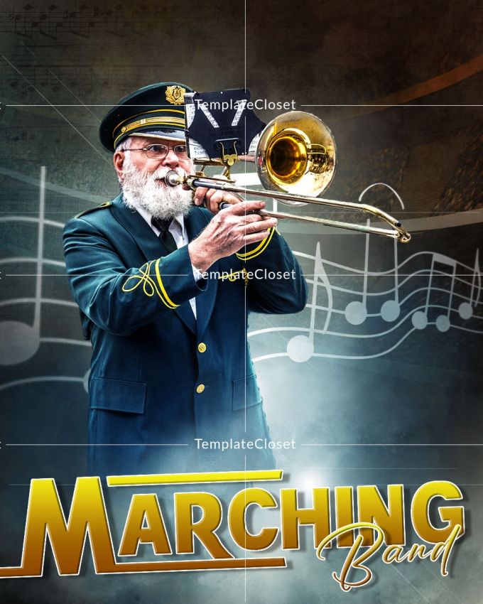 Marching Band - Print Ready Photoshop Poster