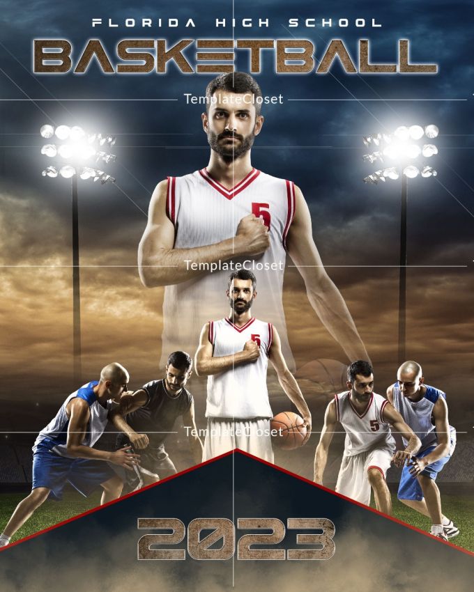Basketball Team Photography Template