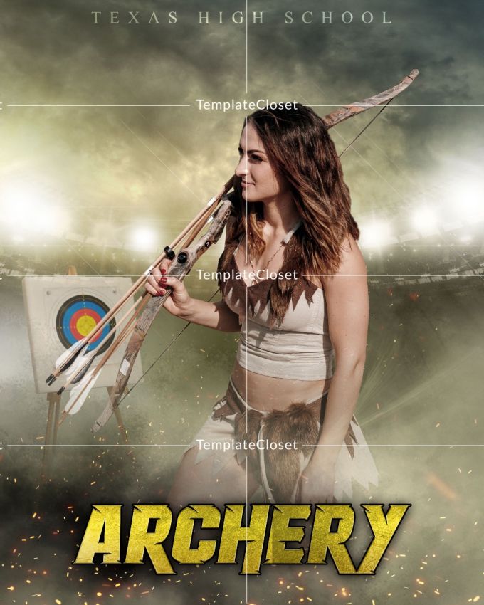 Archery Print Ready Template