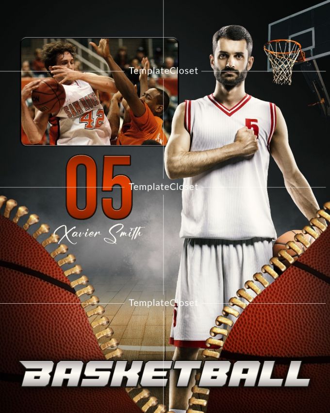 Basketball Team Photography Template