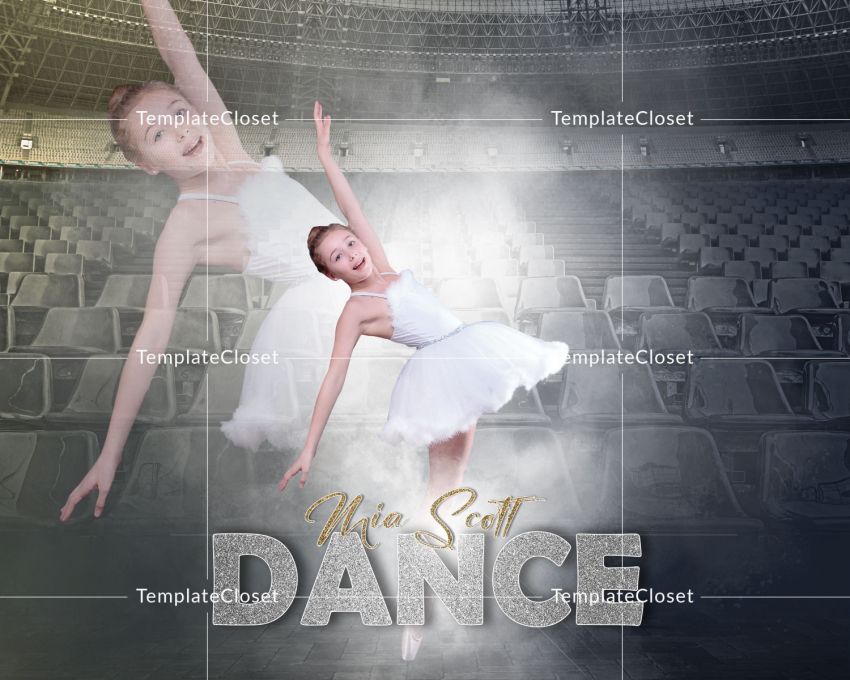 Dance Photography Photoshop Template