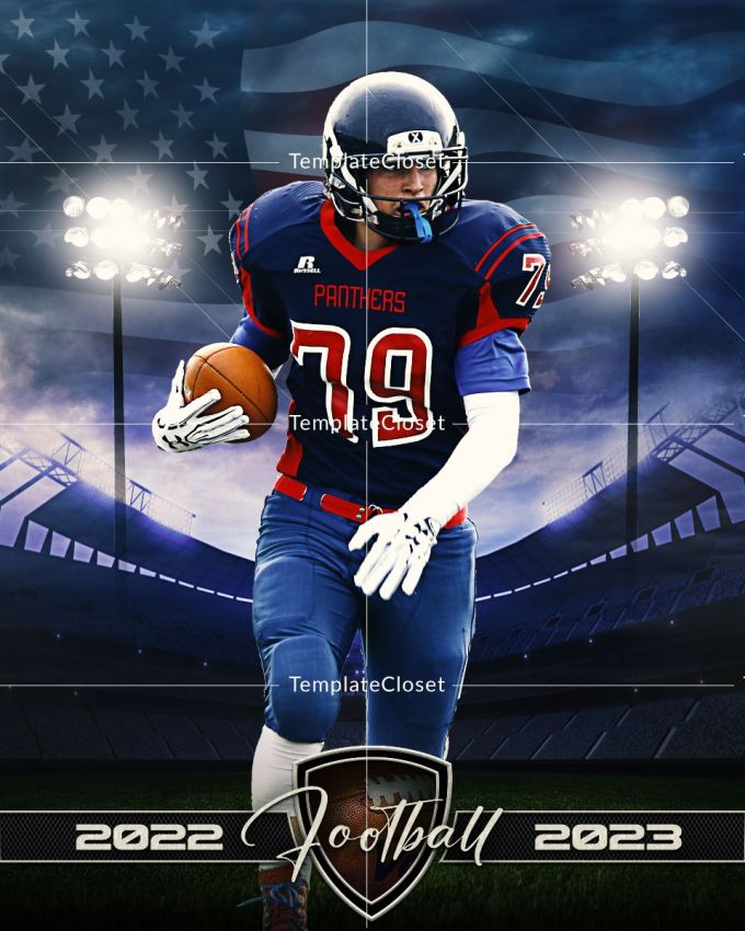 Football Sports Photoshop Poster