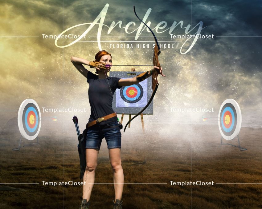 Archery Print Ready Template