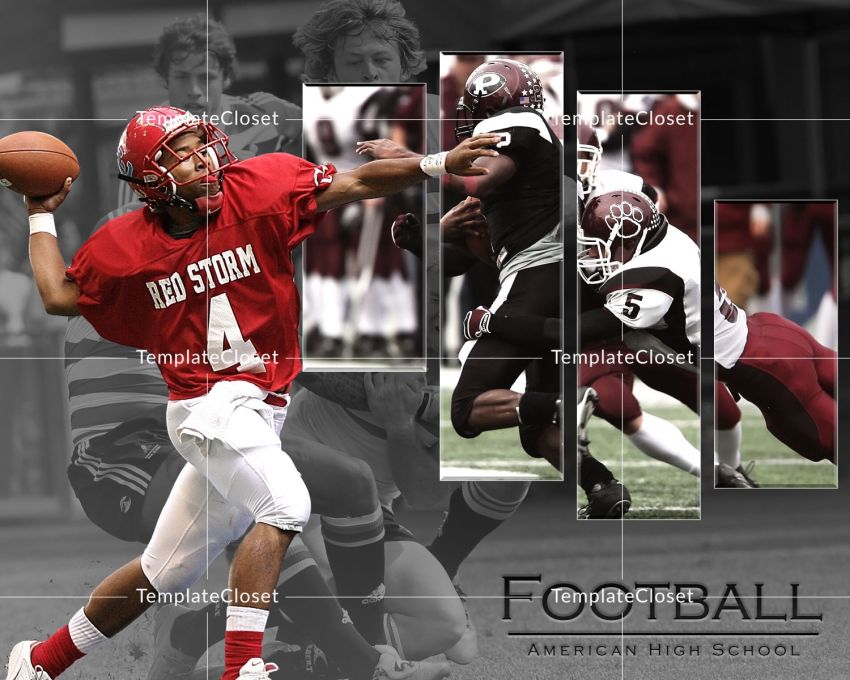 Football Sports Photoshop Poster