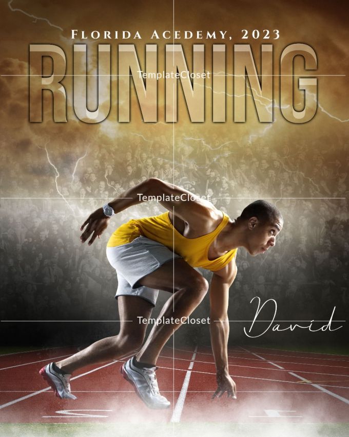 Running Florida Academy Sports Photography Template