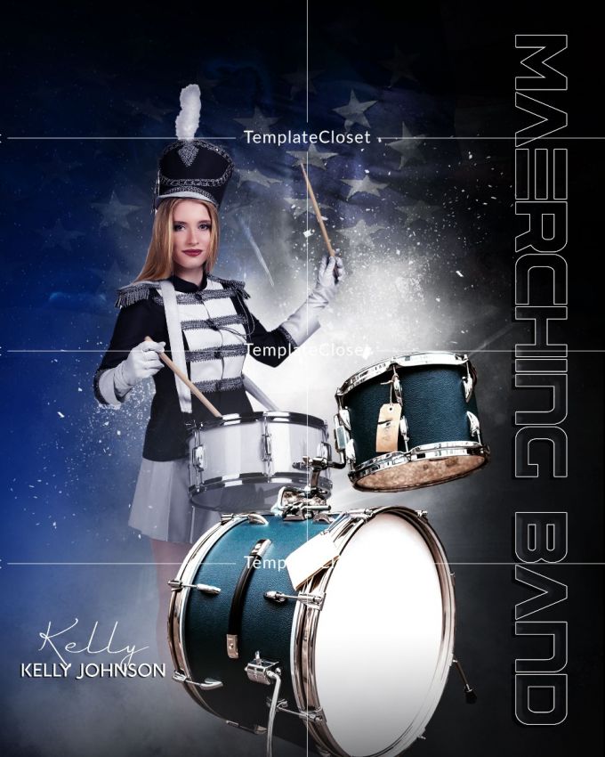 Marching Band - Print Ready Photoshop Poster