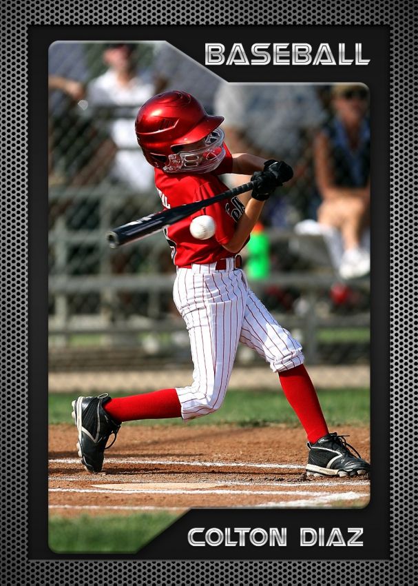 Fully Customized Baseball Card Template