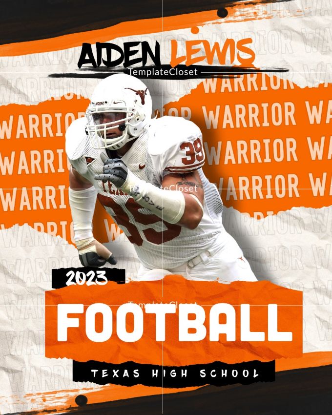 Football Sports Photoshop Poster