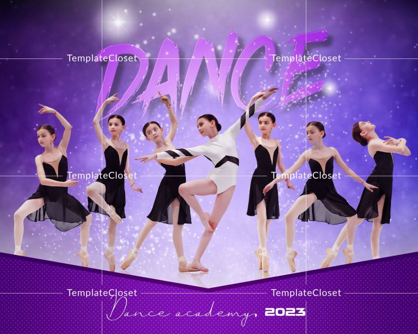 Dance Signature Effect Digital Photography Template