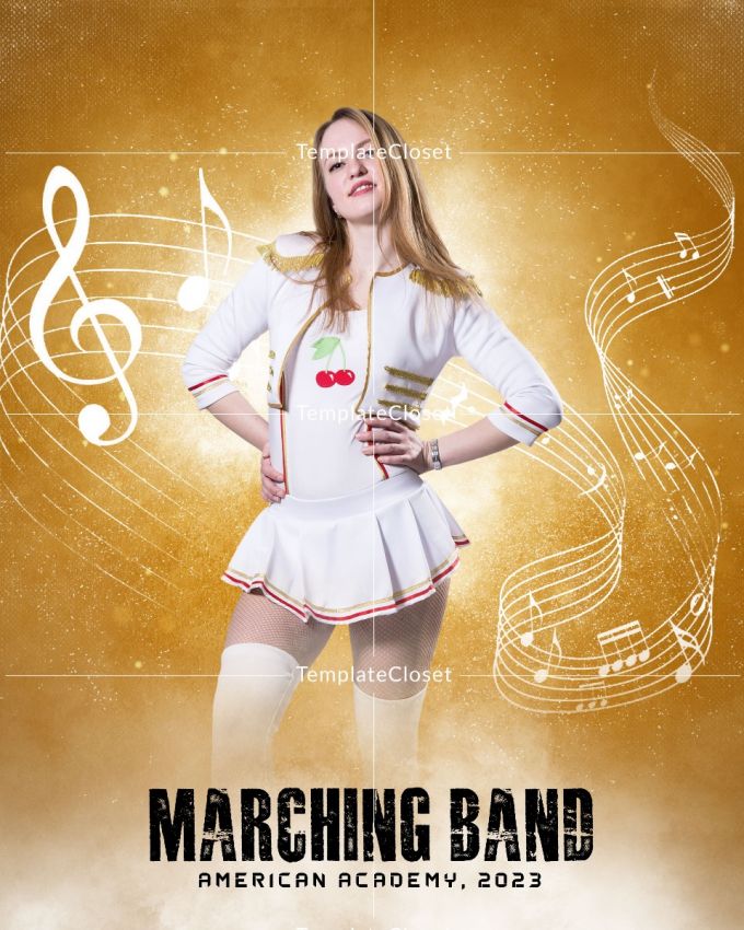 Marching Band Sports Print Ready Photography Poster