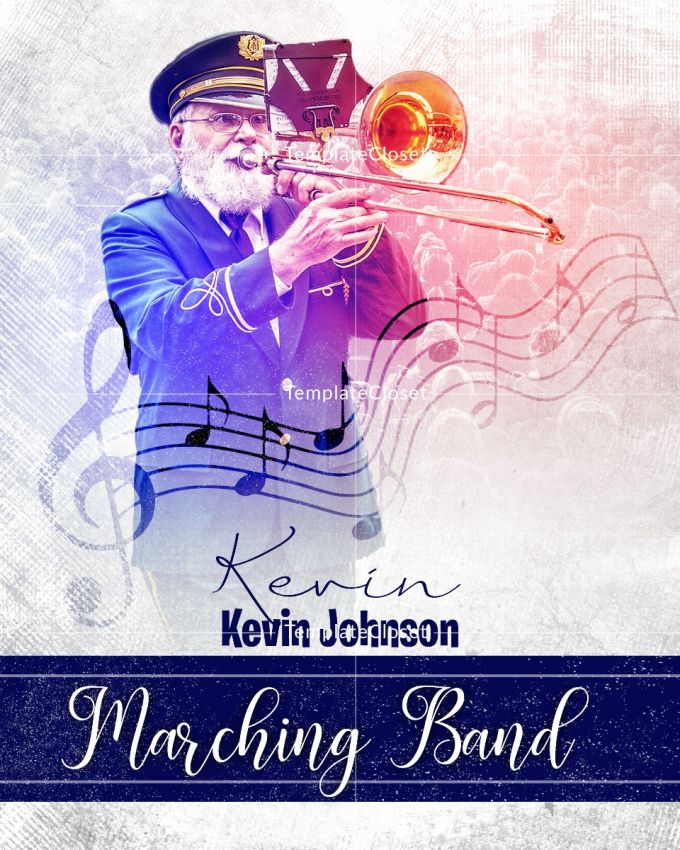 Marching Band Sports Print Ready Photography Poster