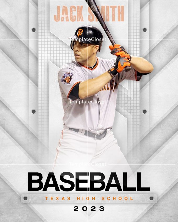 Baseball Light Effect Print Ready Digital Poster