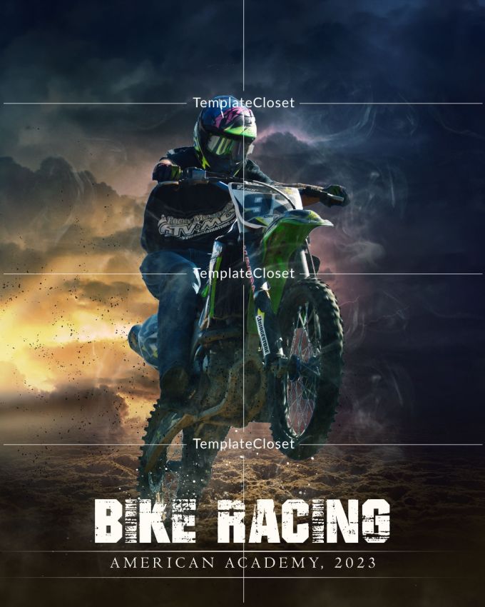 Bike Racing Light Effect Template