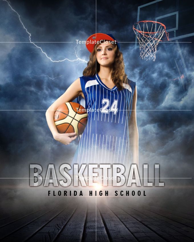 Basketball Power Sports Photography Poster