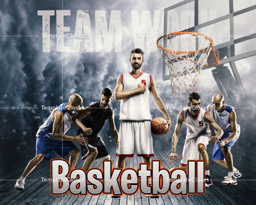 Basketball Power Sports Photography Poster