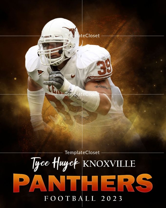 Football Sports Fully Customized Layered Photoshop Template