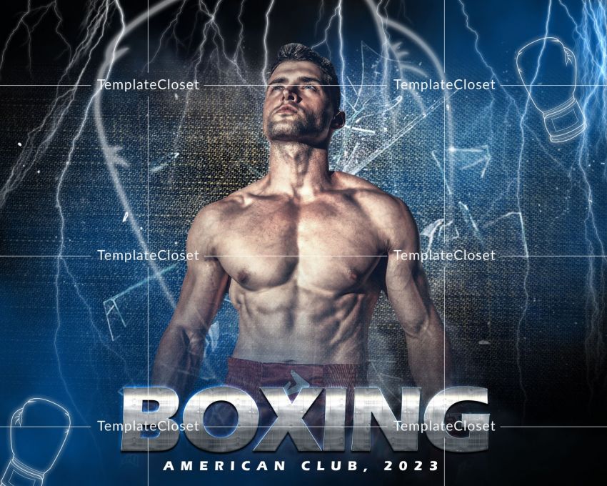 Boxing Sports Photoshop Poster