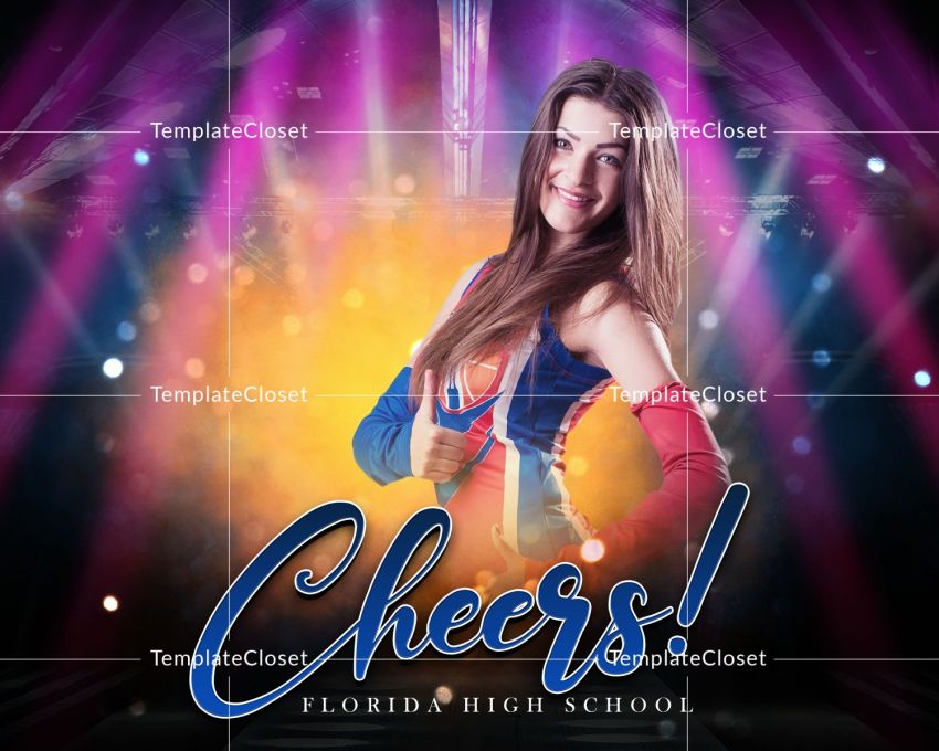 Cheerleader Cover Template