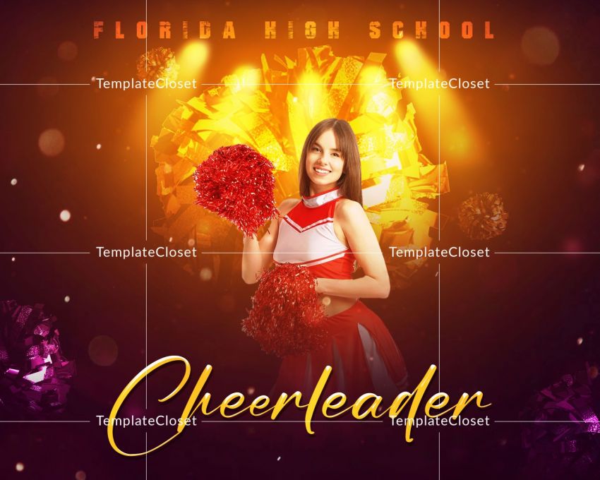 Cheerleader Cover Template