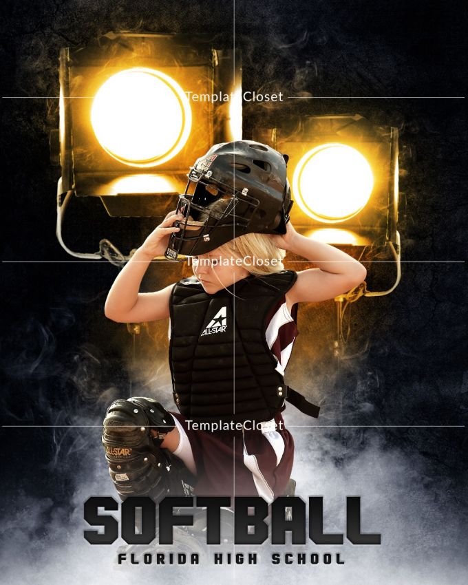 Softball - Customizable Sports Template
