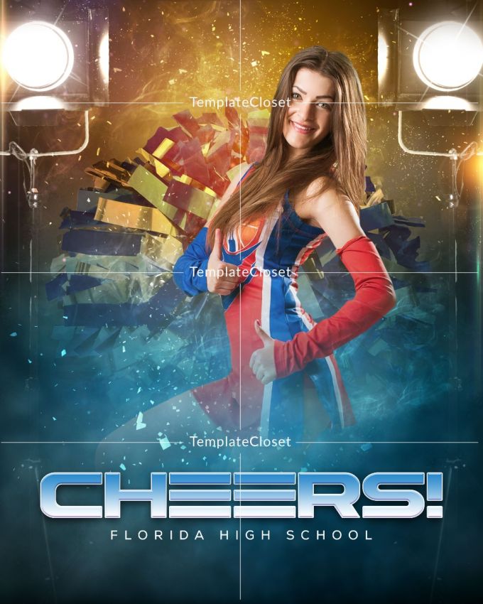 Cheerleader Cover Template