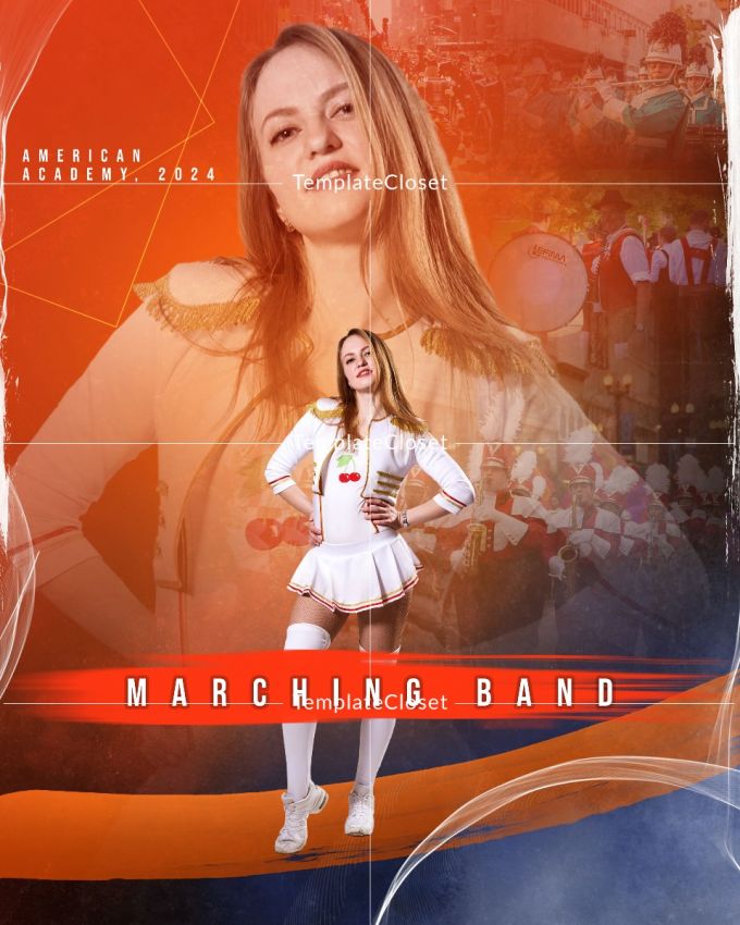 Marching Band Sports Print Ready Photography Poster