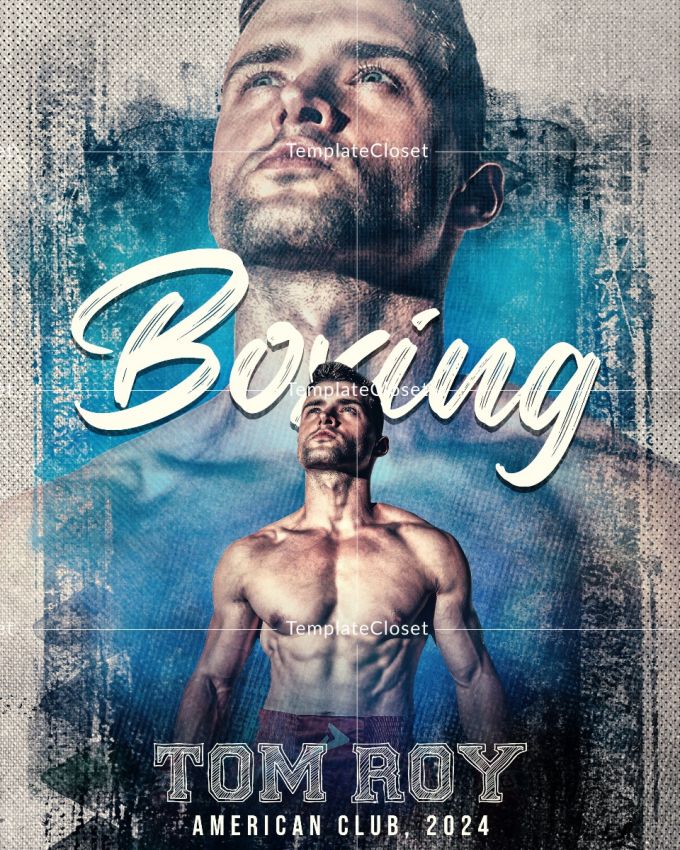 Boxing Sports Photoshop Poster