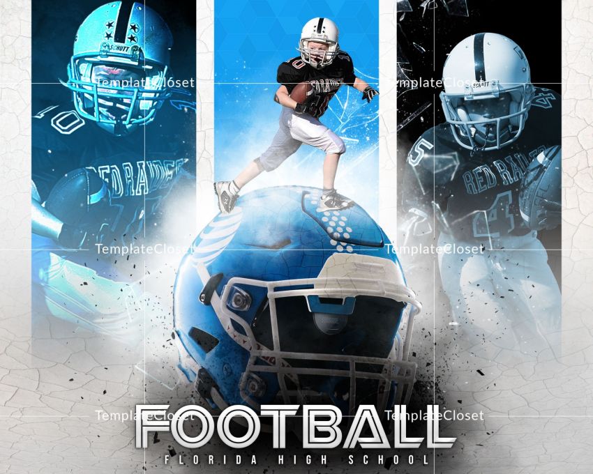 American Football Photoshop Template