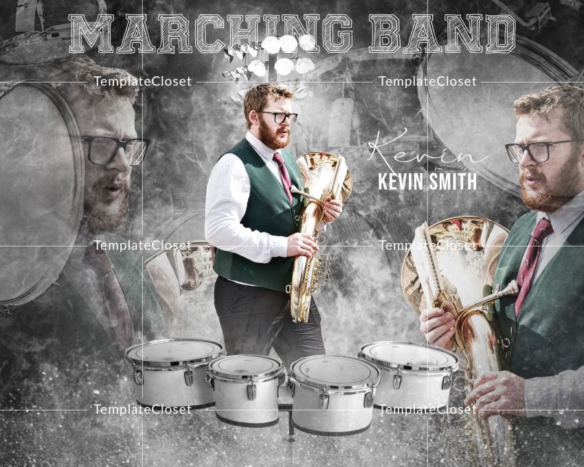 Marching Band Sports Print Ready Photography Poster