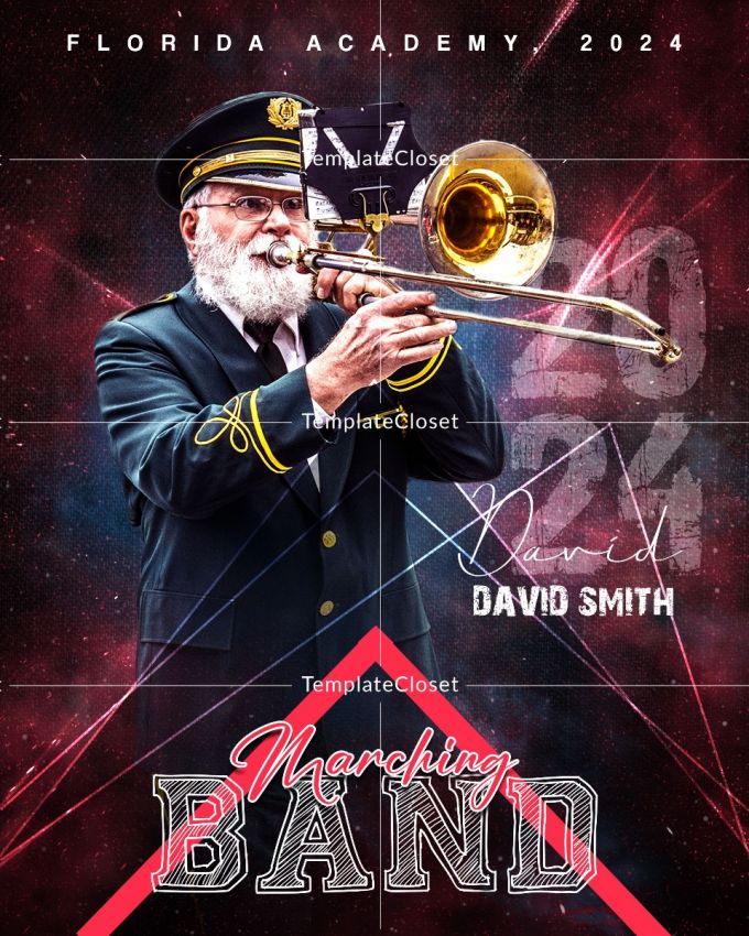 Marching Band Sports Print Ready Photography Poster