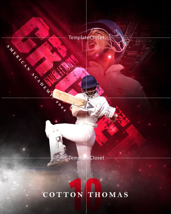 Cricket Memory Mate Photography Template