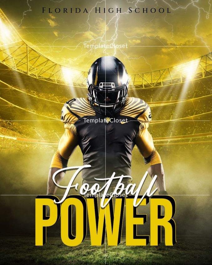 Football Photoshop Photography Template
