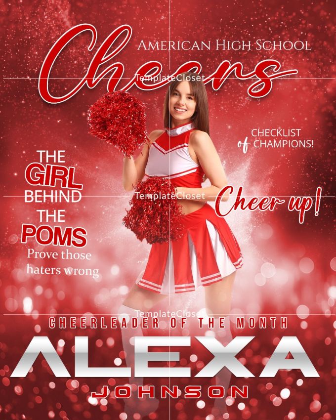 Cheerleader Magazine Cover