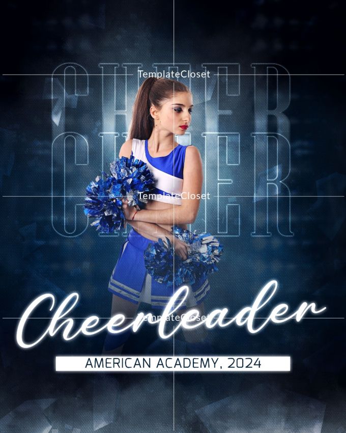 Cheerleader Cover Template