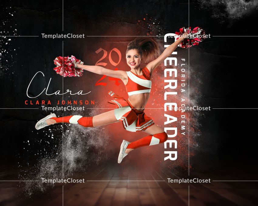 Cheerleader Cover Template