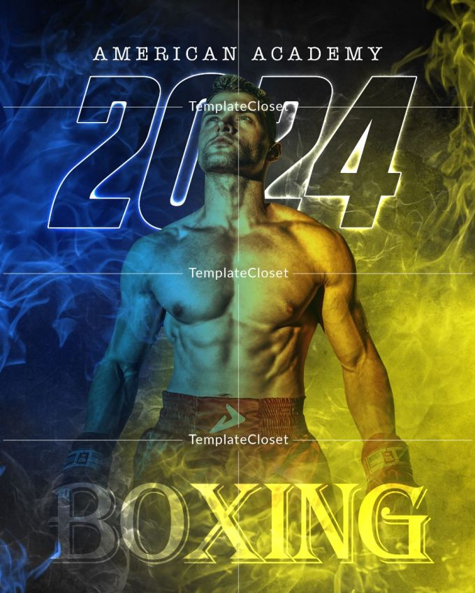 Boxing Sports Photoshop Poster