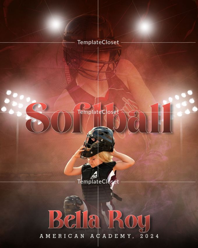 Softball - Customizable Sports Template