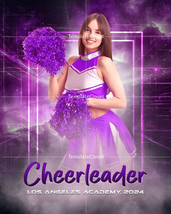 Cheerleader Cover Template