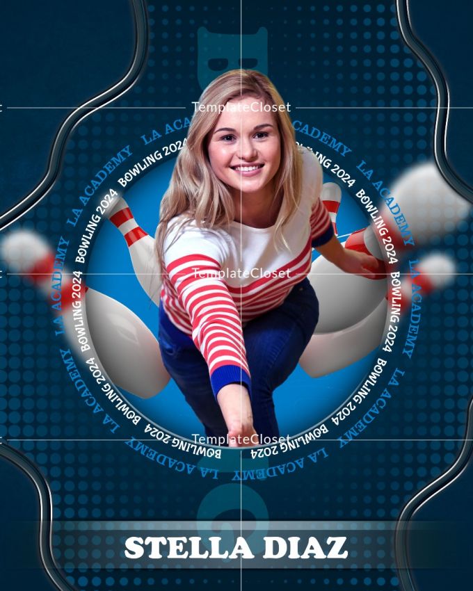 Bowling Photoshop Template