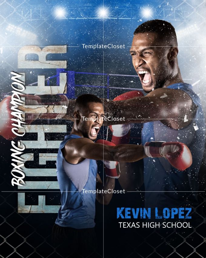 Boxing Sports Photoshop Poster