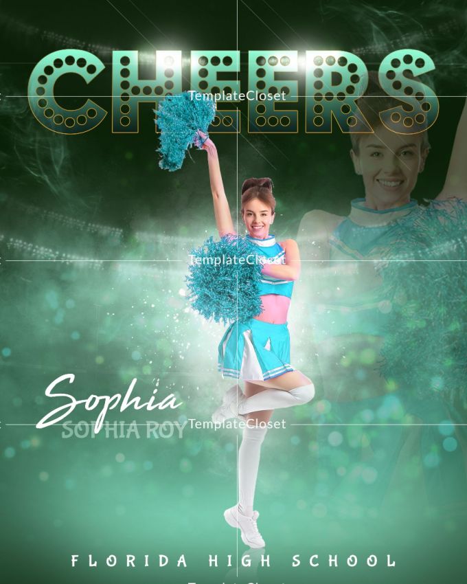 Cheerleader Cover Template
