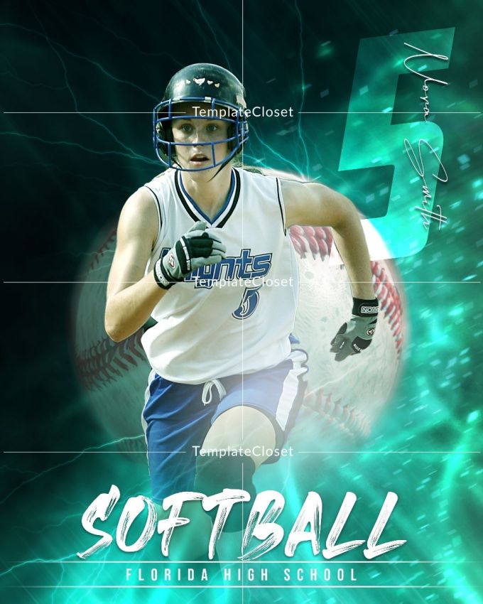 Softball - Customizable Sports Template