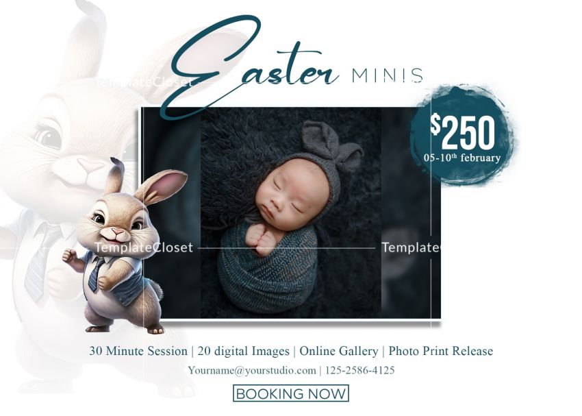 Happy Easter Photography Template