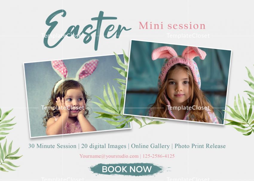 Happy Easter Photography Template