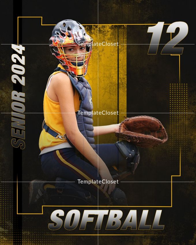 Softball - Customizable Sports Template