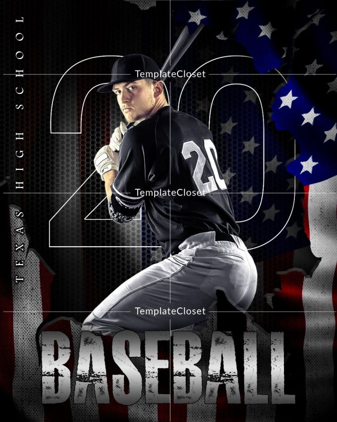 Baseball Memory Mate Signature Photography Template