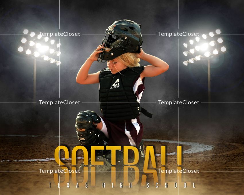 Softball - Customizable Sports Template