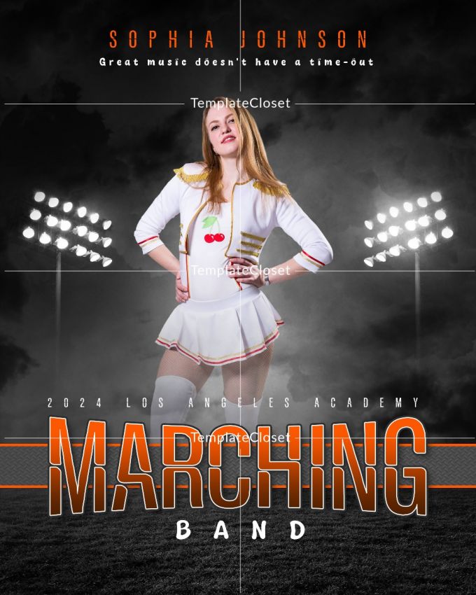 Marching Band Sports Print Ready Photography Poster