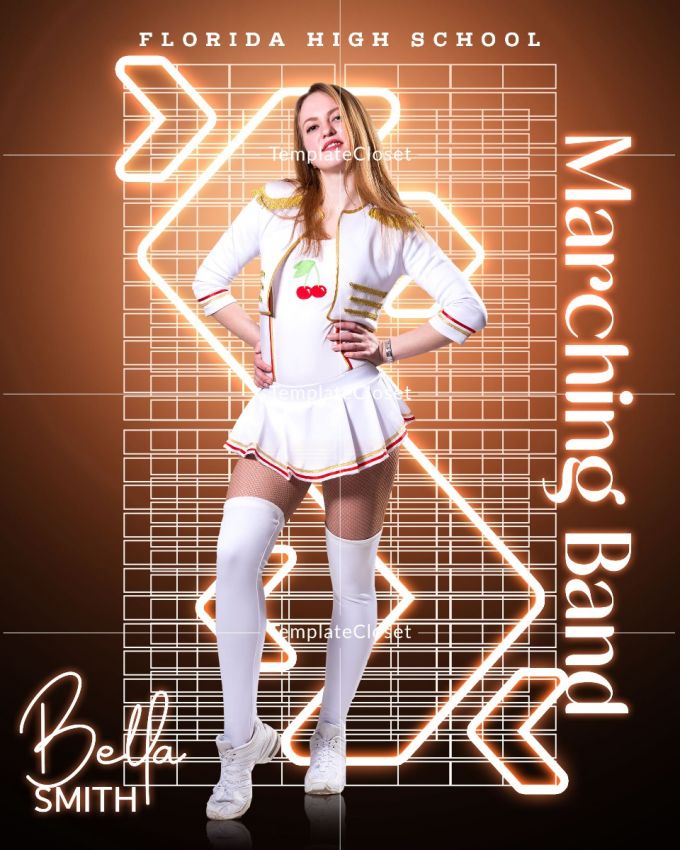 Marching Band Sports Print Ready Photography Poster