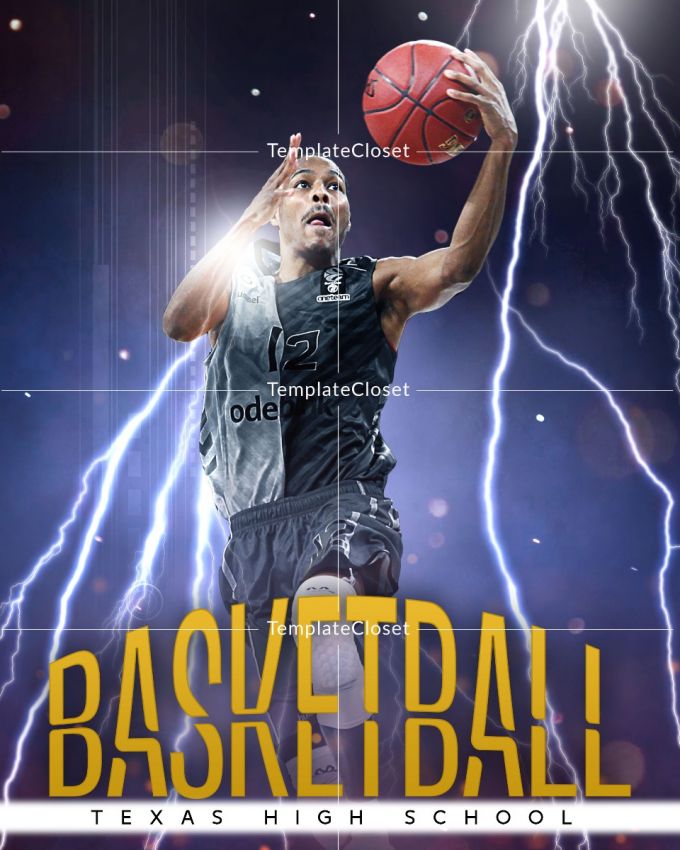 Basketball Game Day Photography Poster